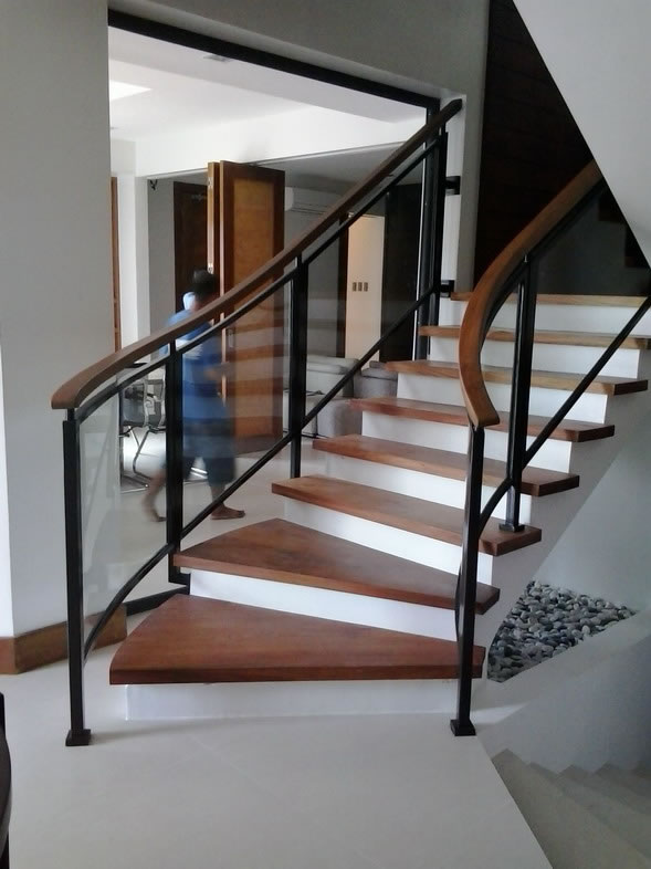 Glass Stair Railing | Glass Railings Philippines, Glass Railing ...
